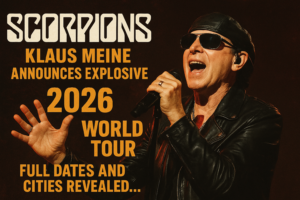 Scorpions’ Klaus Meine Announces Explosive 2026 World Tour — Full Dates ...