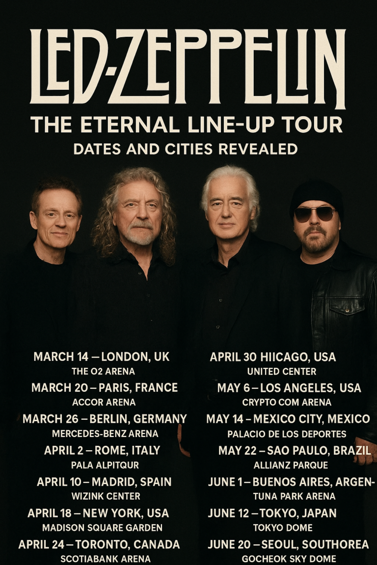 Led Zeppelin Announce Their Eternal Line-Up Tour — Dates and Cities ...
