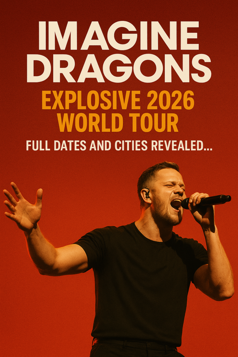 Imagine Dragons Dan Reynolds Announces Explosive 2026 World Tour — Full ...